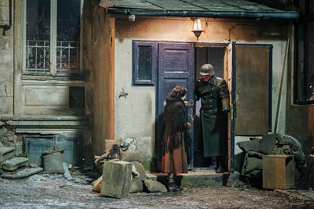 Scene from Sabina: Tortured for Christ, the Nazi Years